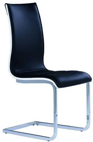 Jídelní židle H-133 - černá/bílá