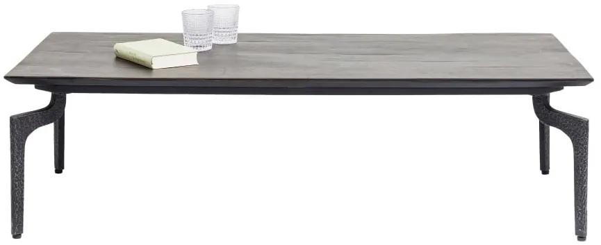 Černý jídelní stůl z recyklovaného dřeva Kare Design Boston, 300 x 90 cm