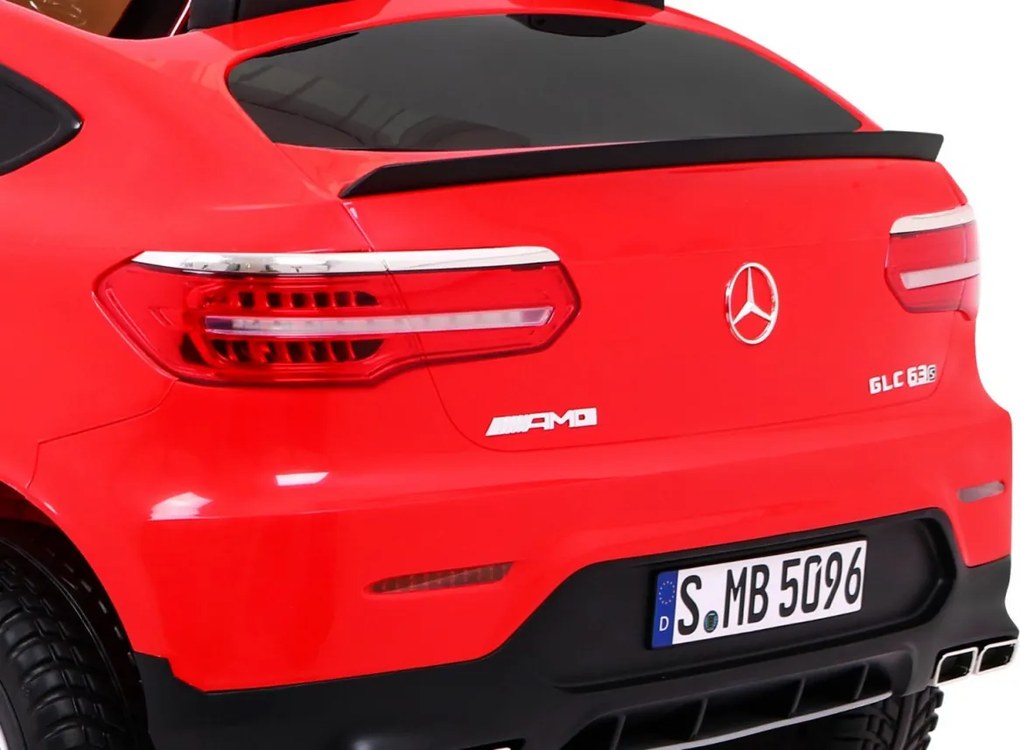 Ramiz Dětské autíčko Mercedes GLC 63S červené SUV + pohon 4x4