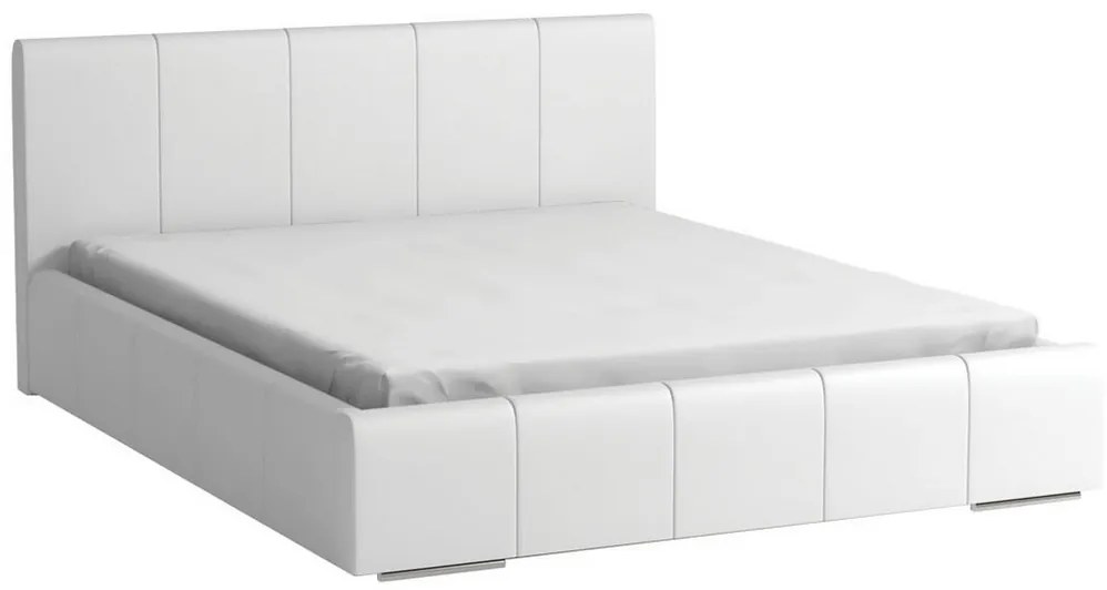 Casarredo Čalouněná postel CAVALLI 140x200 bílá