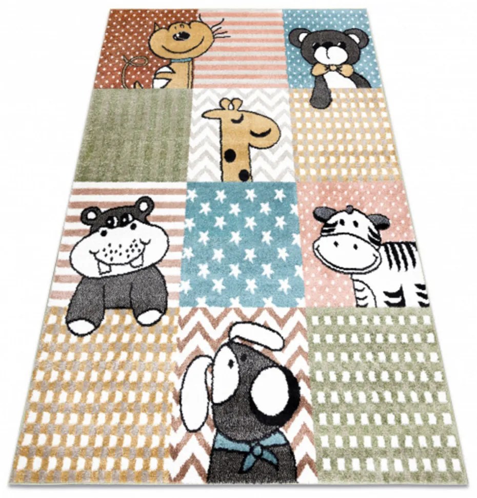Dětský kusový koberec Zvířátka vícebarevný, Velikosti 180x270cm