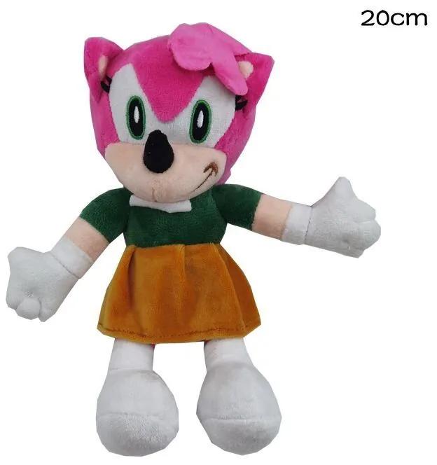 Plyšová hračka 20 cm - ježek Sonic Varianta: Amy Rose