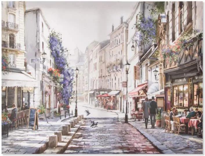 Obraz "STREET in PARIS" 80x60x4cm