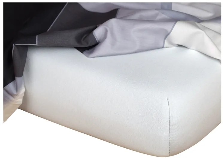 DADKA Jersey prostěradlo stříbrné Rozměr 100x200x20