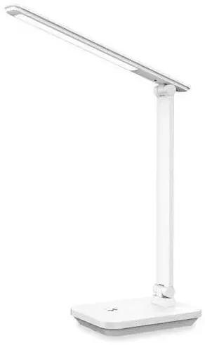LED stmívatelná stolní lampa do kanceláře ZADAMO, 5W, denní bílá, bílá Chinatsu PDL6731W