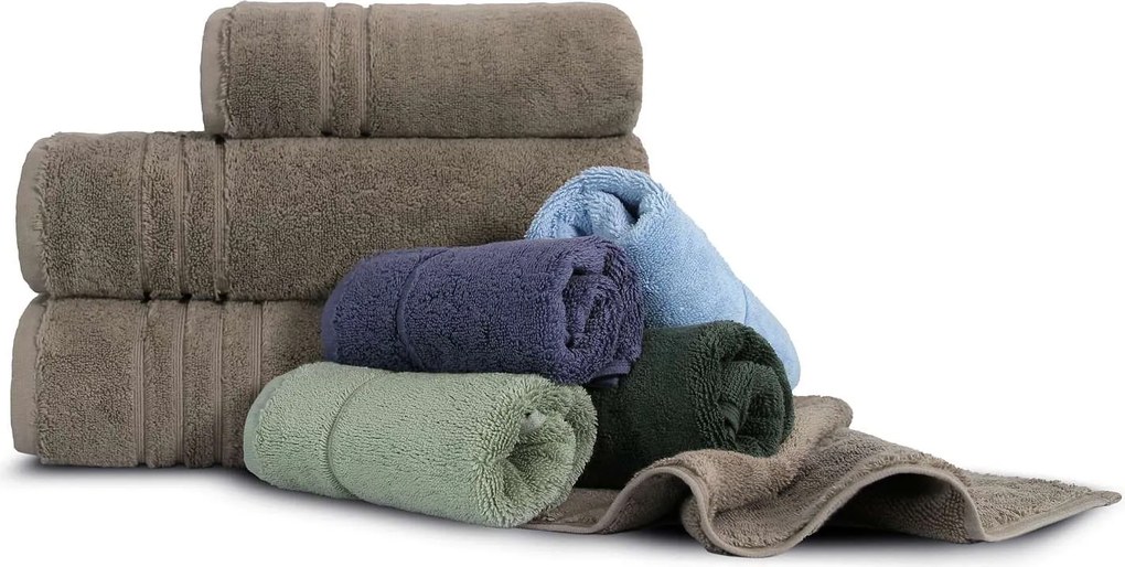 Ručníky a osušky COMFORT DI CASA NUO - hnědá Velikost: osuška 100 x 150