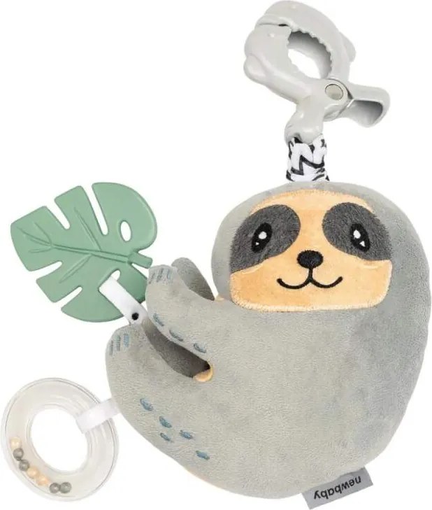 Edukační hrající plyšová hračka s klipem New Baby Sloth