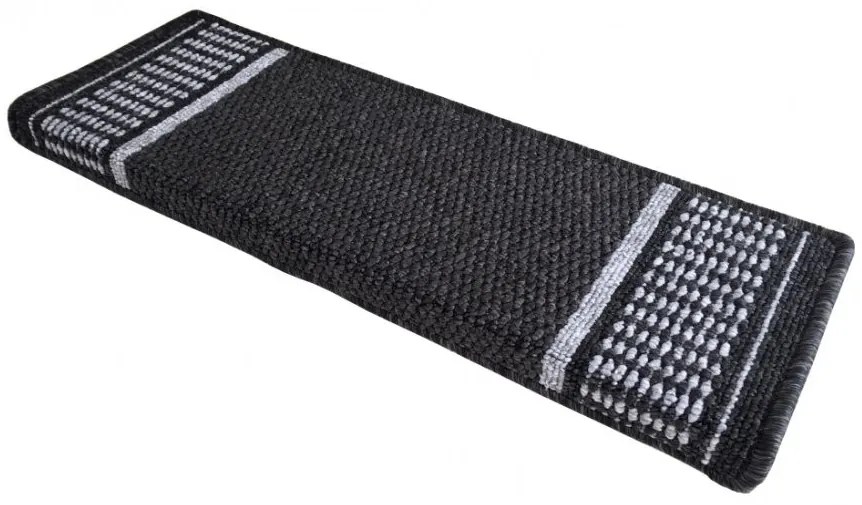 Vopi Nášlapy na schody Promenade antra obdélník, samolepící - 25x80 obdélník (rozměr včetně ohybu)
