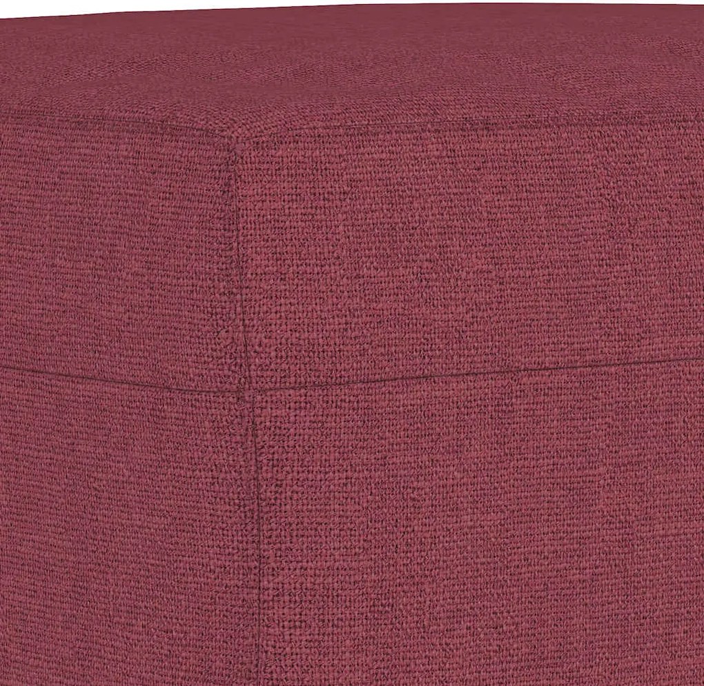 3dílná sedací souprava s polštáři vínová textil 3201832