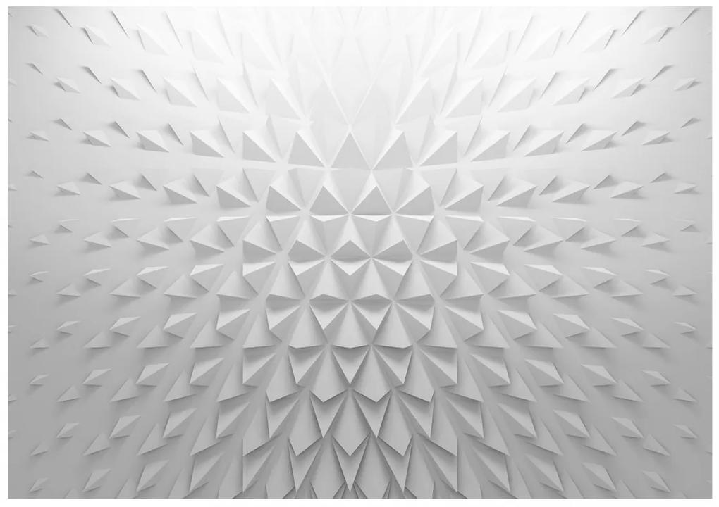 Murando DeLuxe 3D tapeta bílé hroty Velikost (šířka x výška): 350x256 cm