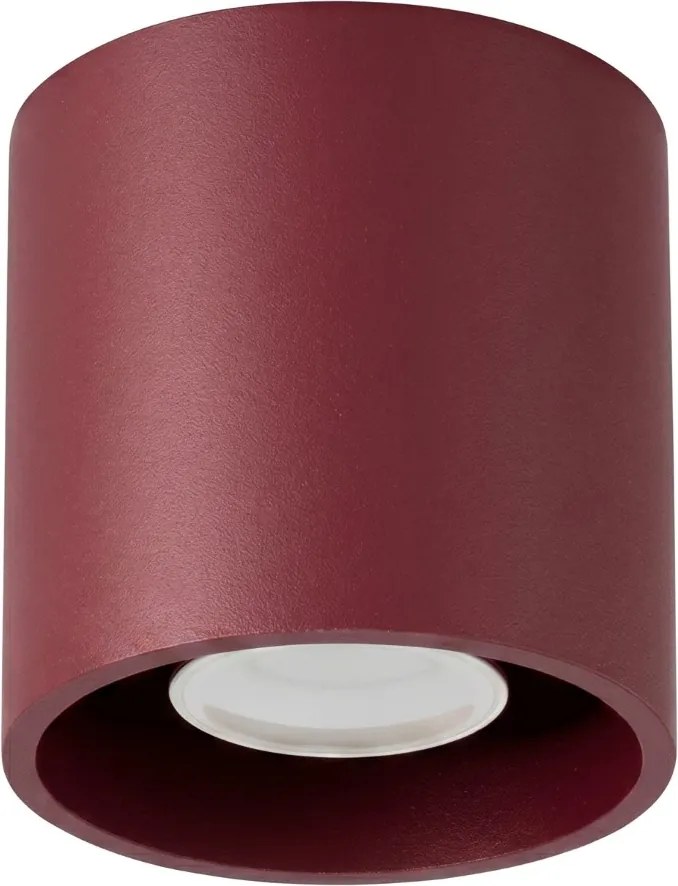Sollux Lighting Stropní svítidlo ORBIS 1 bordó