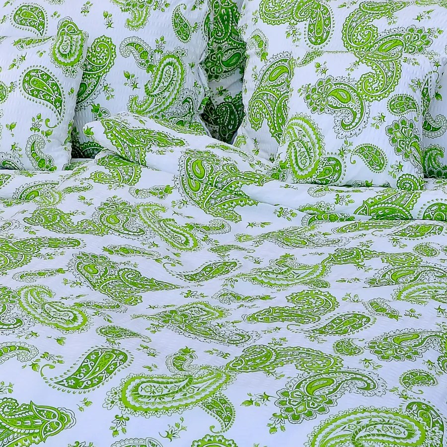 Stanex Luxusní povlečení Krepové Green 140x200 / 70x90 cm