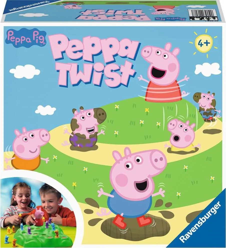 Stolní hra ravensburger 209057 prasátko pepa: peppa twist hra