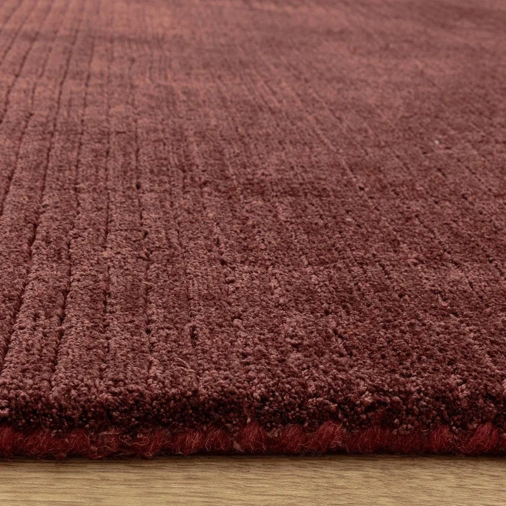 Vínový ručně tkaný koberec 160x230 cm – Asiatic Carpets