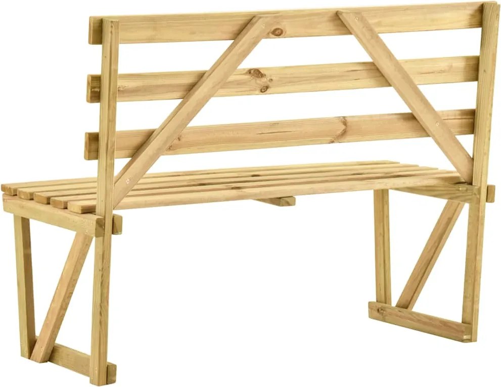 Zahradní lavice 120 cm impregnované borové dřevo 315393