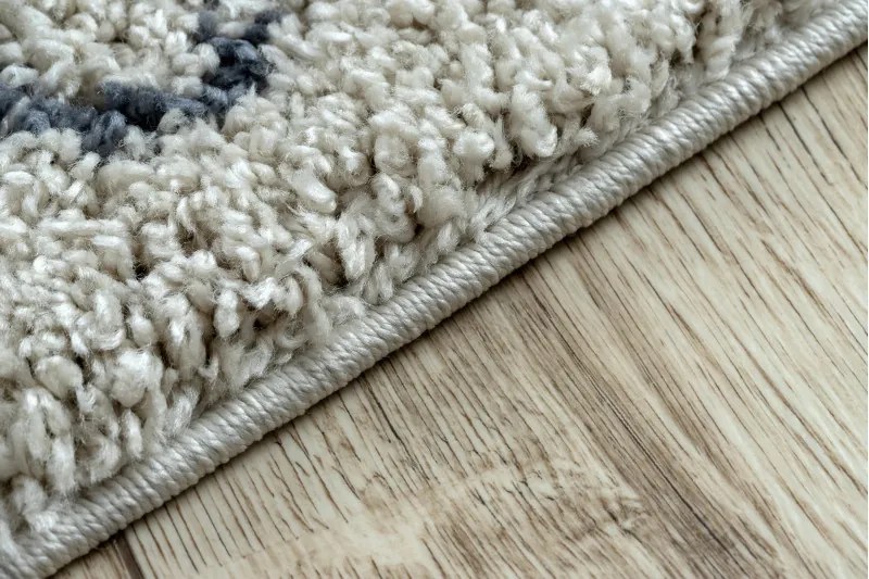 Dywany Łuszczów, Kusový koberec Berber Agadir G0522 cream and grey, 140x190, béžová, obývací pokoj