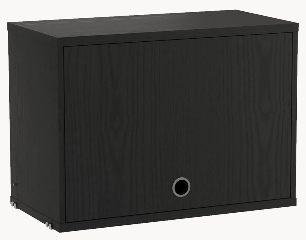 Skříňka pro modulární regálový systém's výklopnými dveřmi String System