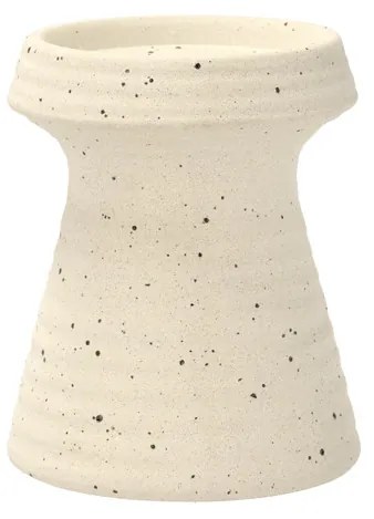 Villa Collection Kameninový svícen Elv 10x11,5 cm Offwhite