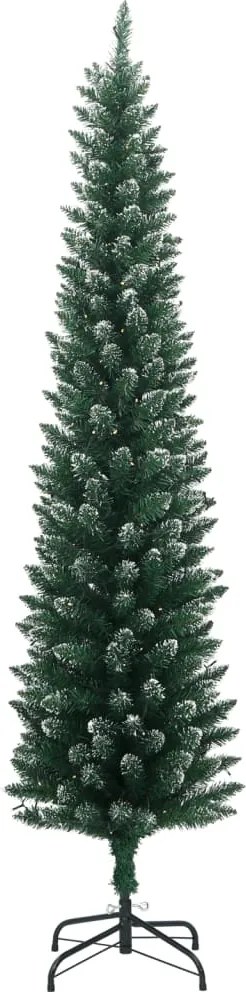 Umělý úzký vánoční stromek se 150 LED 150 cm 3315759