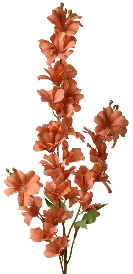 Dekorace umělá květina s oranžovými květy - 16*12*100 cm