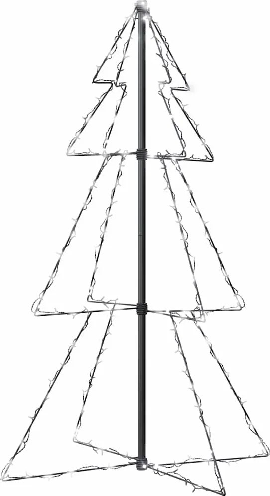 Vánoční stromek kužel 160 LED diod dovnitř i ven 78 x 120 cm 328564
