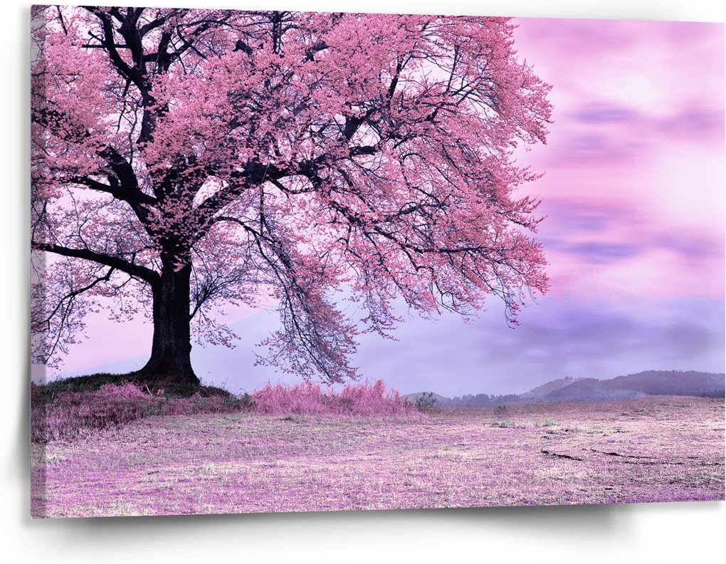 Obraz - Růžový strom 150x110 cm