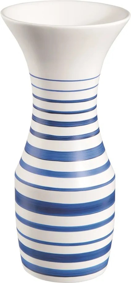 ASA Selection Váza OKAPI 35 cm modré pruhy