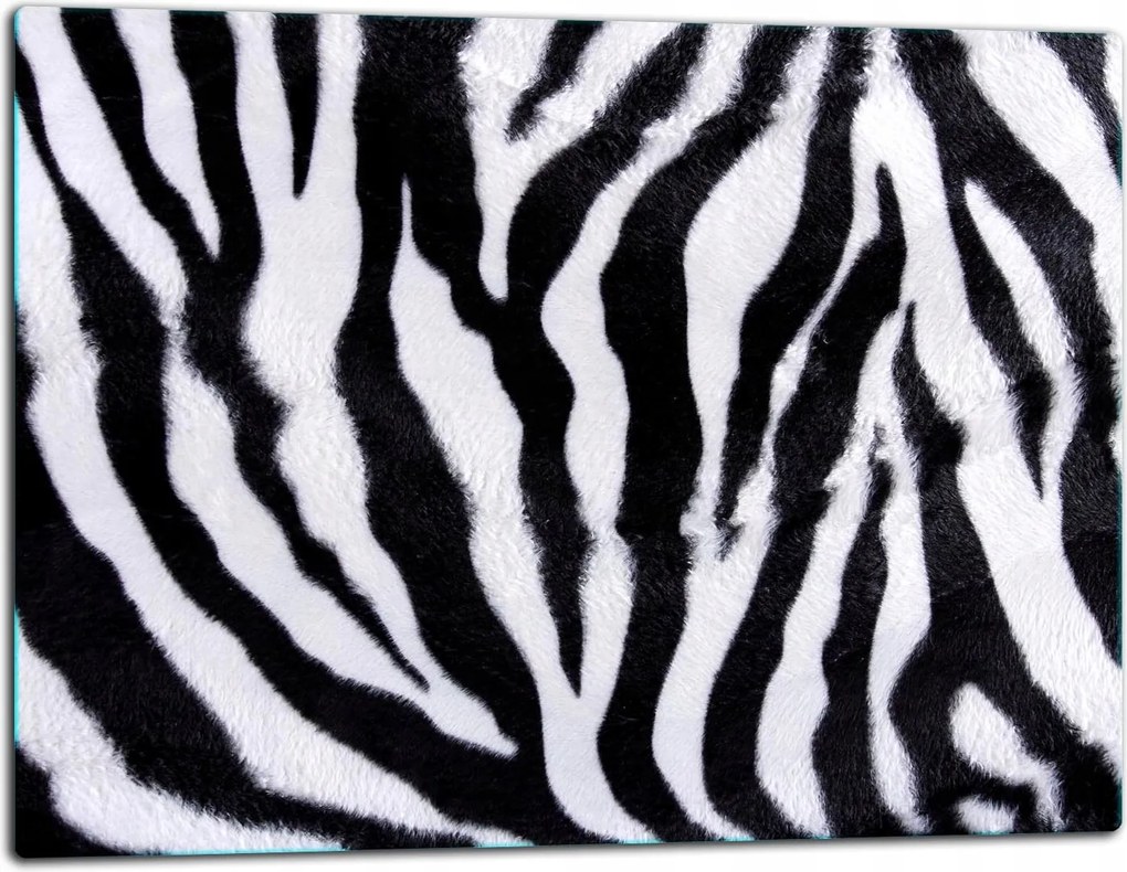 Skleněná Deska Na Krájení 52x40 Zebra Tvrzené Sklo 7v1