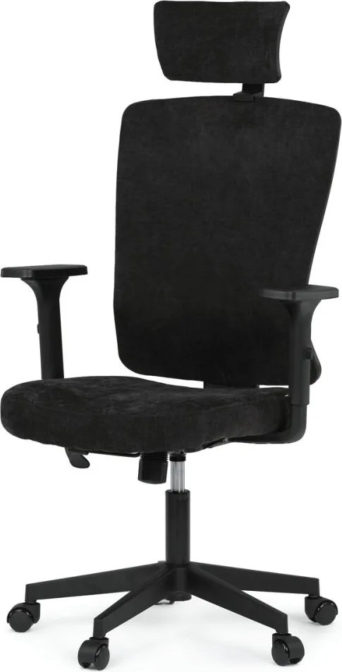 Kancelářská židle KA-W3137 BG, houpací mechanismus, béžová látka černá