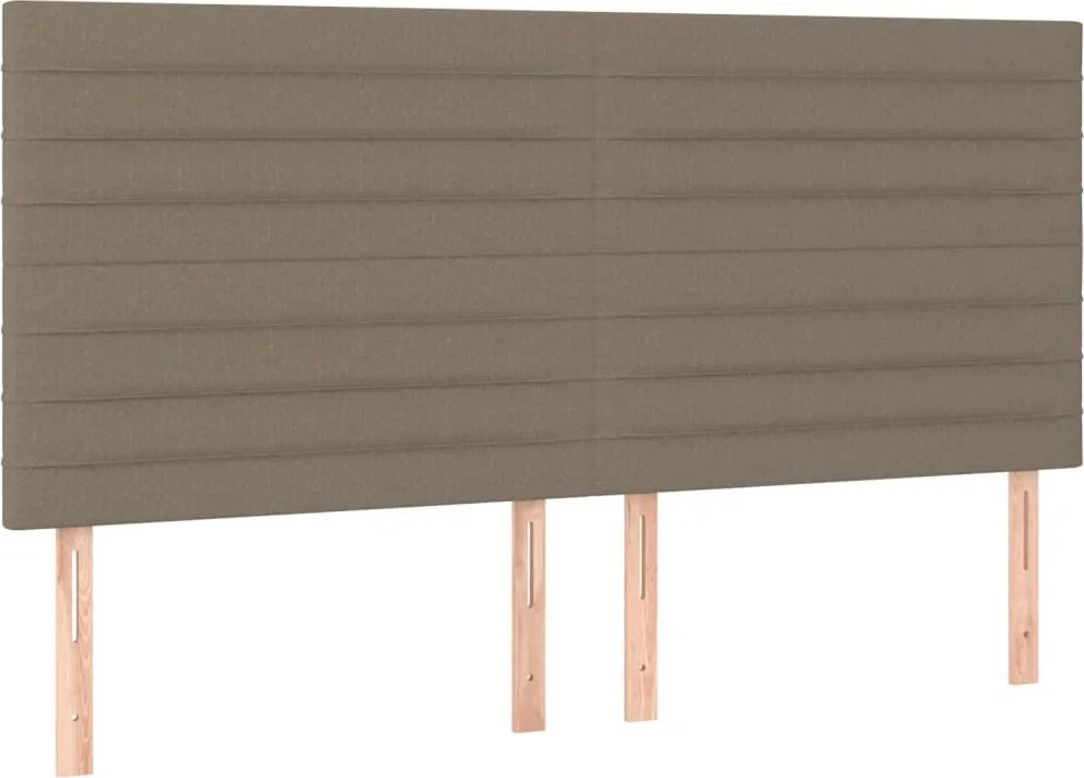 Box spring postel s matrací taupe 160x200 cm textil 3136689