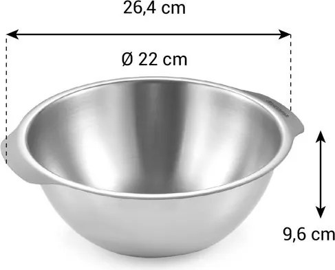 TESCOMA Mísa GrandCHEF ø 22 cm, do vodní lázně