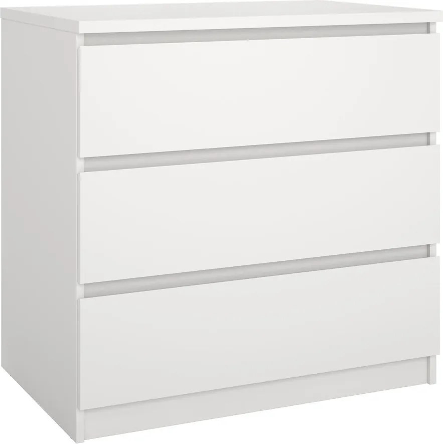 Bílá komoda 77x76x50 cm Naia – Tvilum