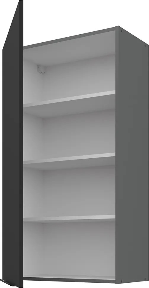 Kuchyňská linka ARIA ab | 300 cm | UNI dvířka | EXTRA VYSOKÁ | ANTIFINGER povrch | antracit/černá