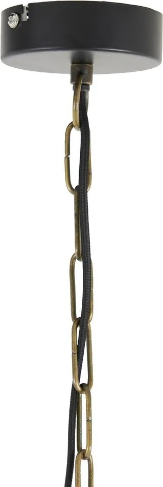 Kovové závěsné svítidlo v bronzové barvě ø 36 cm Alvaro – Light & Living