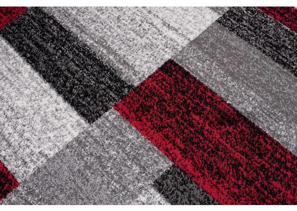 Kusový koberec Clea šedočervený 240x330cm