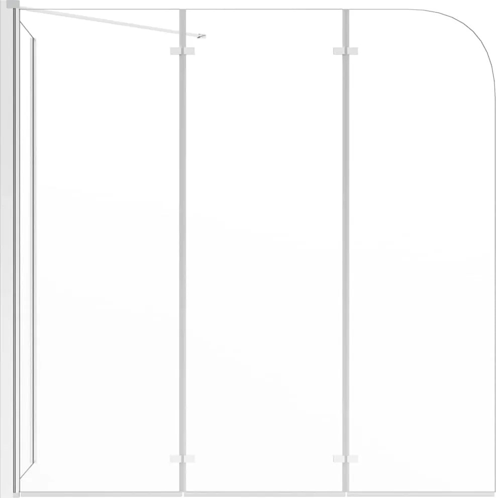 Sprchový kout 120 x 69 x 130 cm tvrzené sklo průhledný 146227