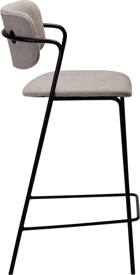 Béžová barová židle (výška sedáku 67,5 cm) Zed – DAN-FORM Denmark