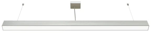 APLED - LED Lustr na lanku LOOK LED/46W/230V 4000K 120 cm stříbrná