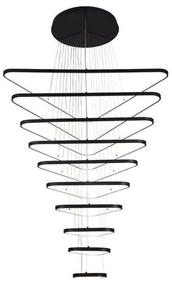 LED Stmívatelný lustr na lanku LED/385W/230V 3000-6500K + dálkové ovládání