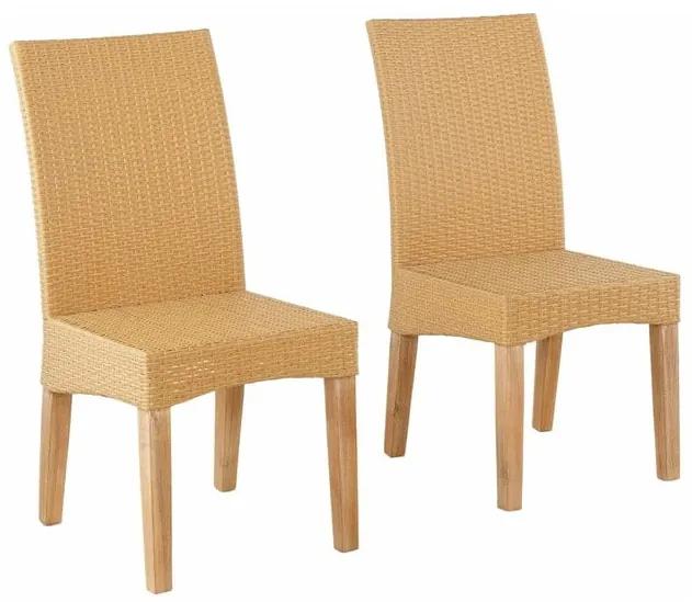 Sada 2 béžových jídelních židlí Støraa Matrix