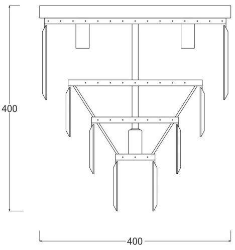 Brilagi - LED Křišťálové stropní svítidlo MOZART 5xE14/40W/230V zlatá