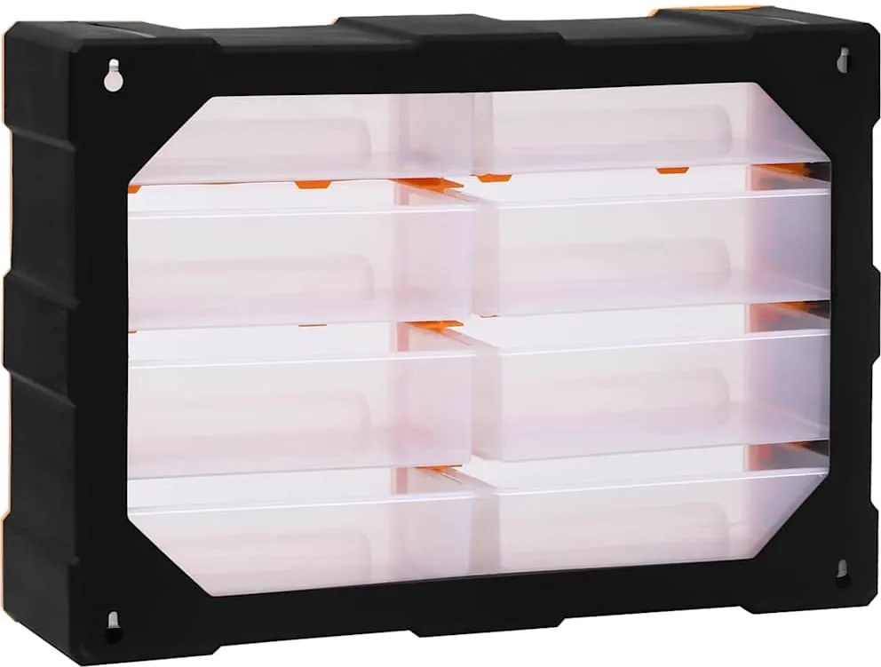 Organizér s 8 velkými zásuvkami 52 x 16 x 37 cm 149599