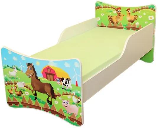 MAXMAX Dětská postel 160x80 cm - FARMA