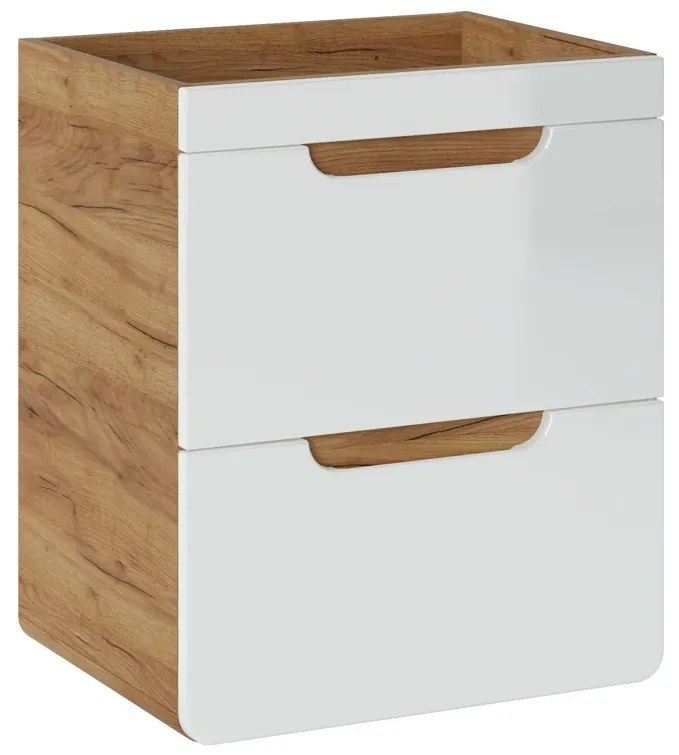 Koupelnová skříňka s umyvadlem ARUBA White U50/1 | 50 cm