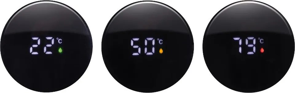 Lamart LT4085 - termoska s teploměrem, zelená