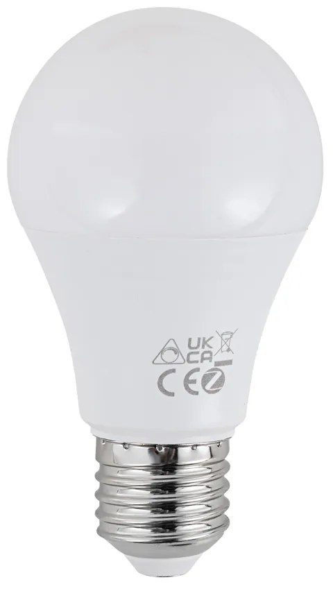 E27 Stmívatelná LED žárovka RGBW A60 Opálová 9W 806 lm 2700-6500K