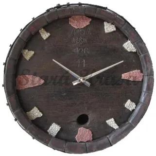 Stará Krása - Own Imports Extra masivní dřevěné hodiny ze starého dřeva