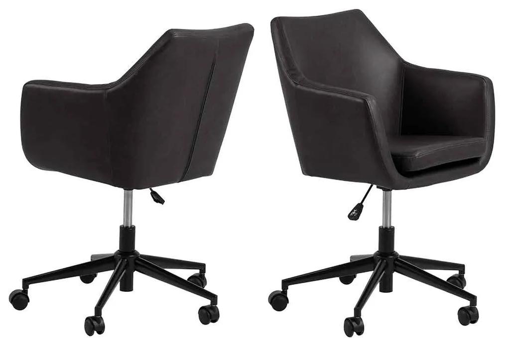 ACTONA Kancelářská židle Nora černá 91 × 58 × 58 cm