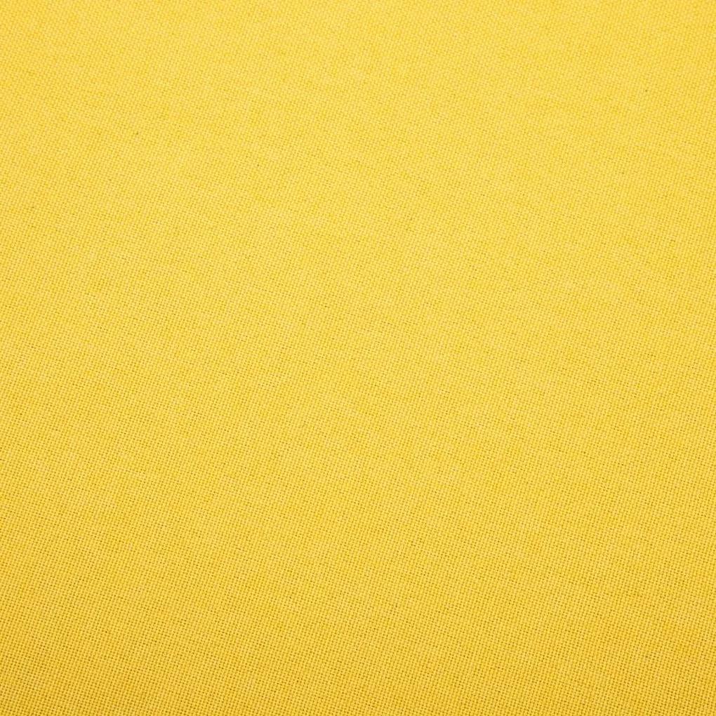 vidaXL Křeslo textil [246984] Barva: Žlutá