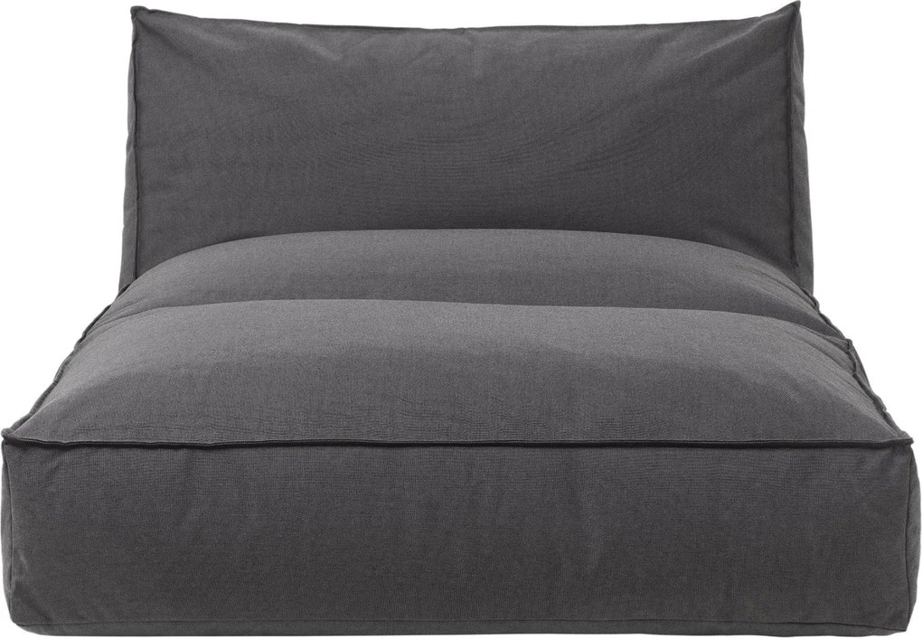 Venkovní polohovací lehátko Blomus STAY 120cm šedočerné